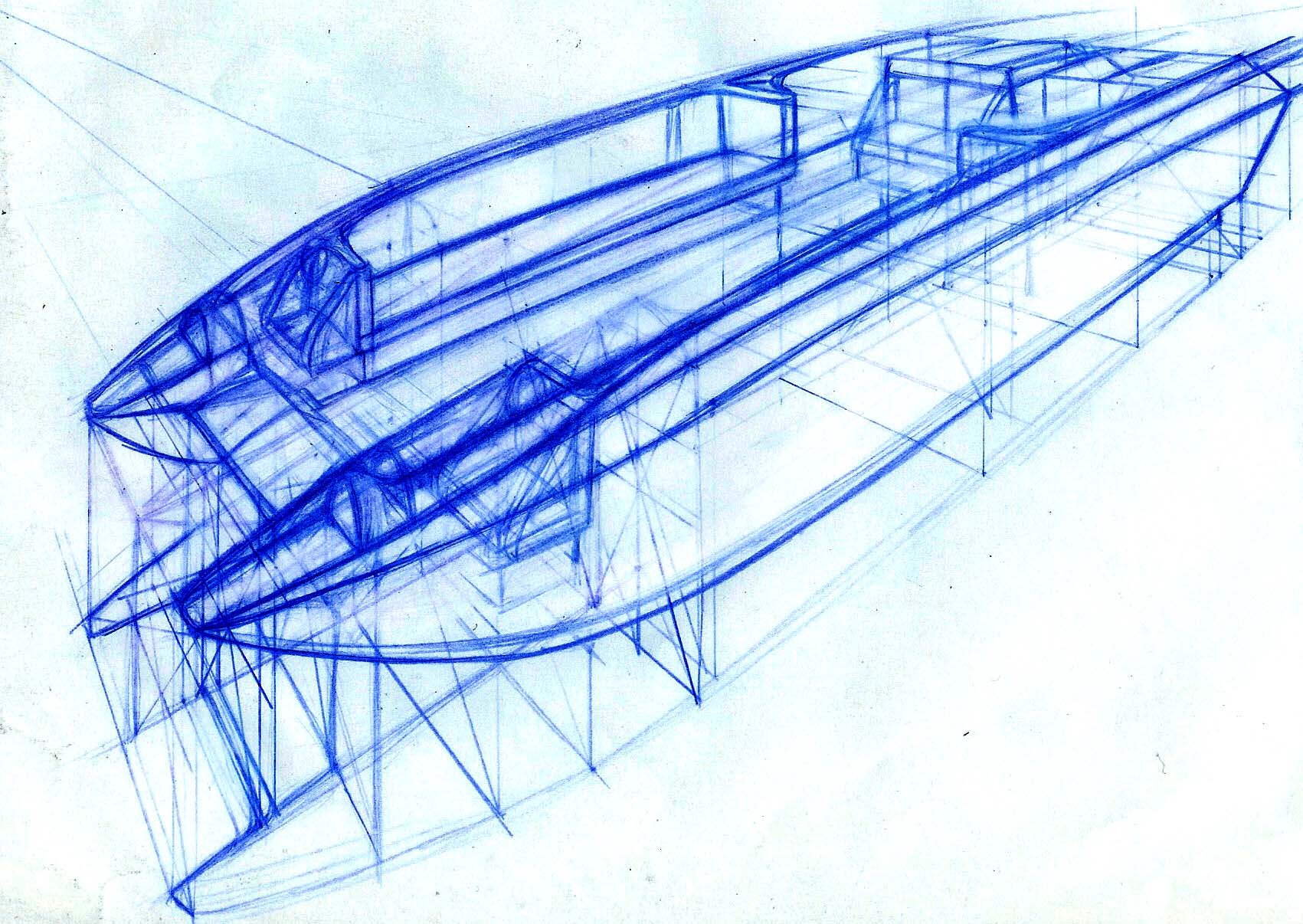 drawing, cars, boats, motorcycles, automotive renderings