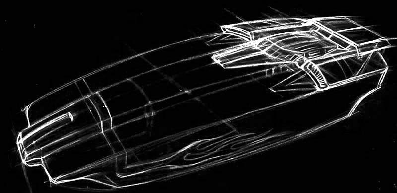 drawing, cars, boats, motorcycles, automotive renderings