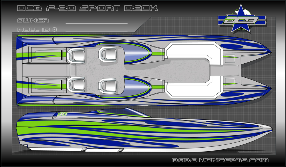 RARE KONCEPTS, dcb, dave's custom boats, dcb racing,